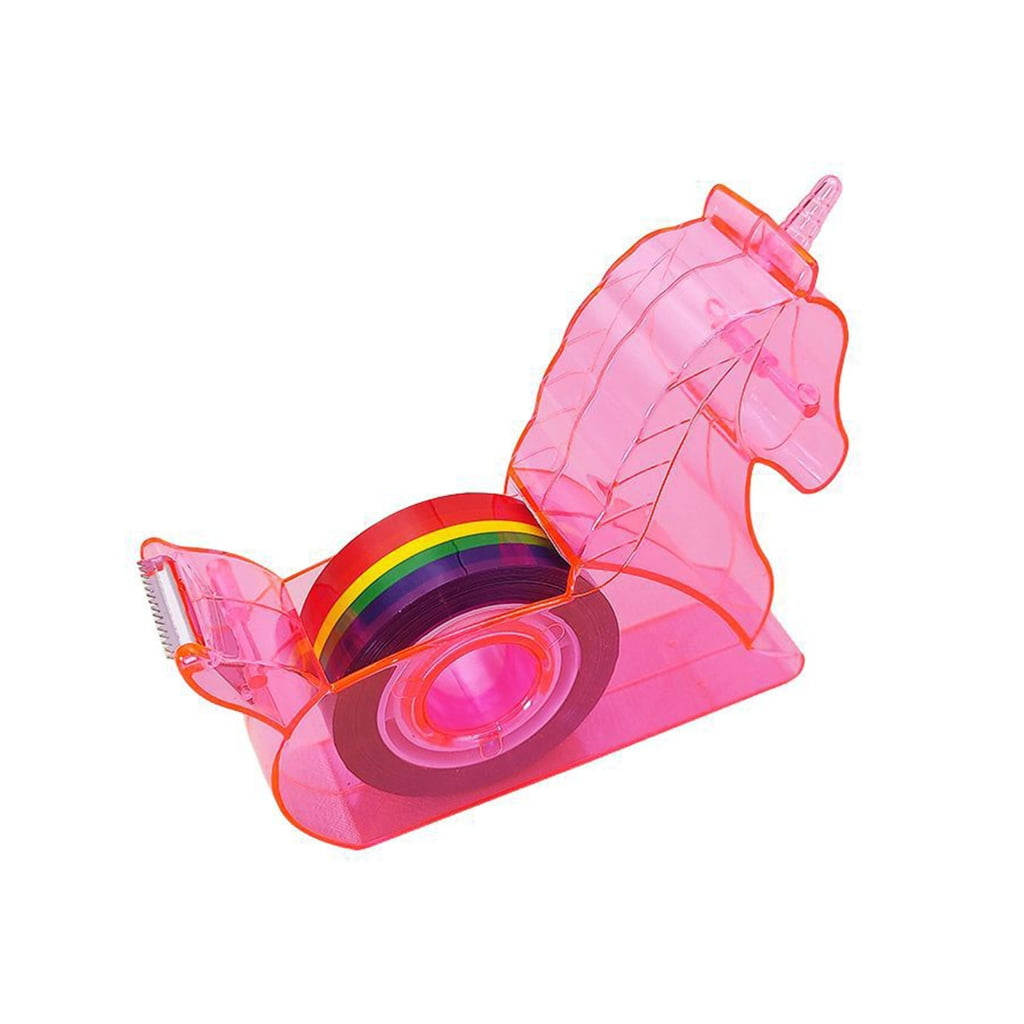 Flamingo Tape Cutter and Dispenser Set Cartoon Tape Cutter Desktop Tape ...