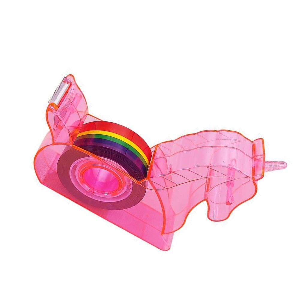 Flamingo Tape Cutter and Dispenser Set Desktop Tape Holder for Cutting ...