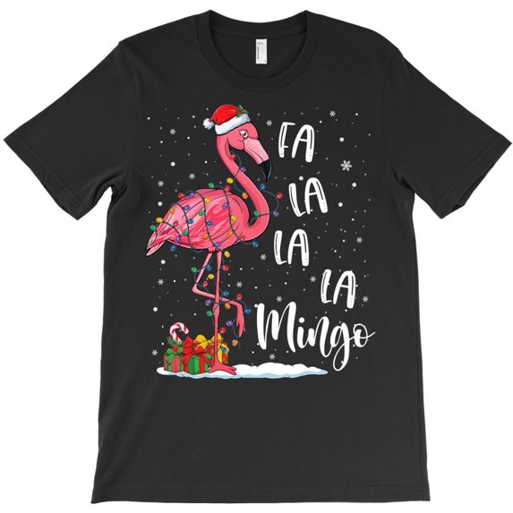 Flamingo Tropical Fa La La La Mingo Funny Flamingo For Christmas Xmas ...
