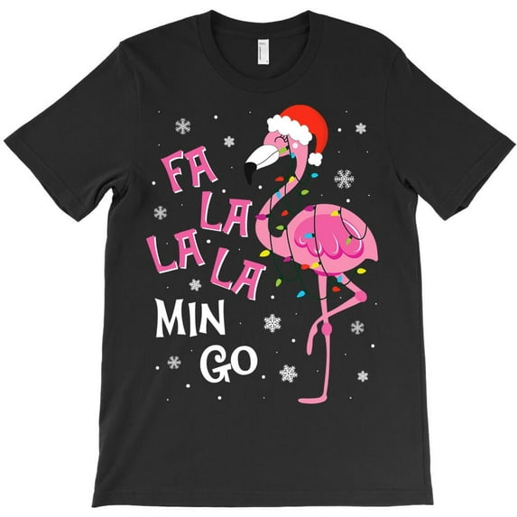 Flamingo Tropical Fa La La La Mingo Funny Flamingo St. Nick Hat ...