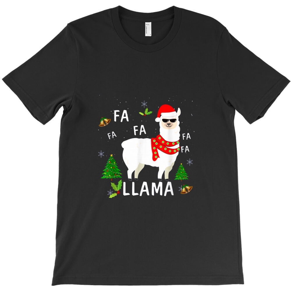 Flamingo Tropical Fa La La Mingo Funny Christmas Flamingo Tree Lights ...