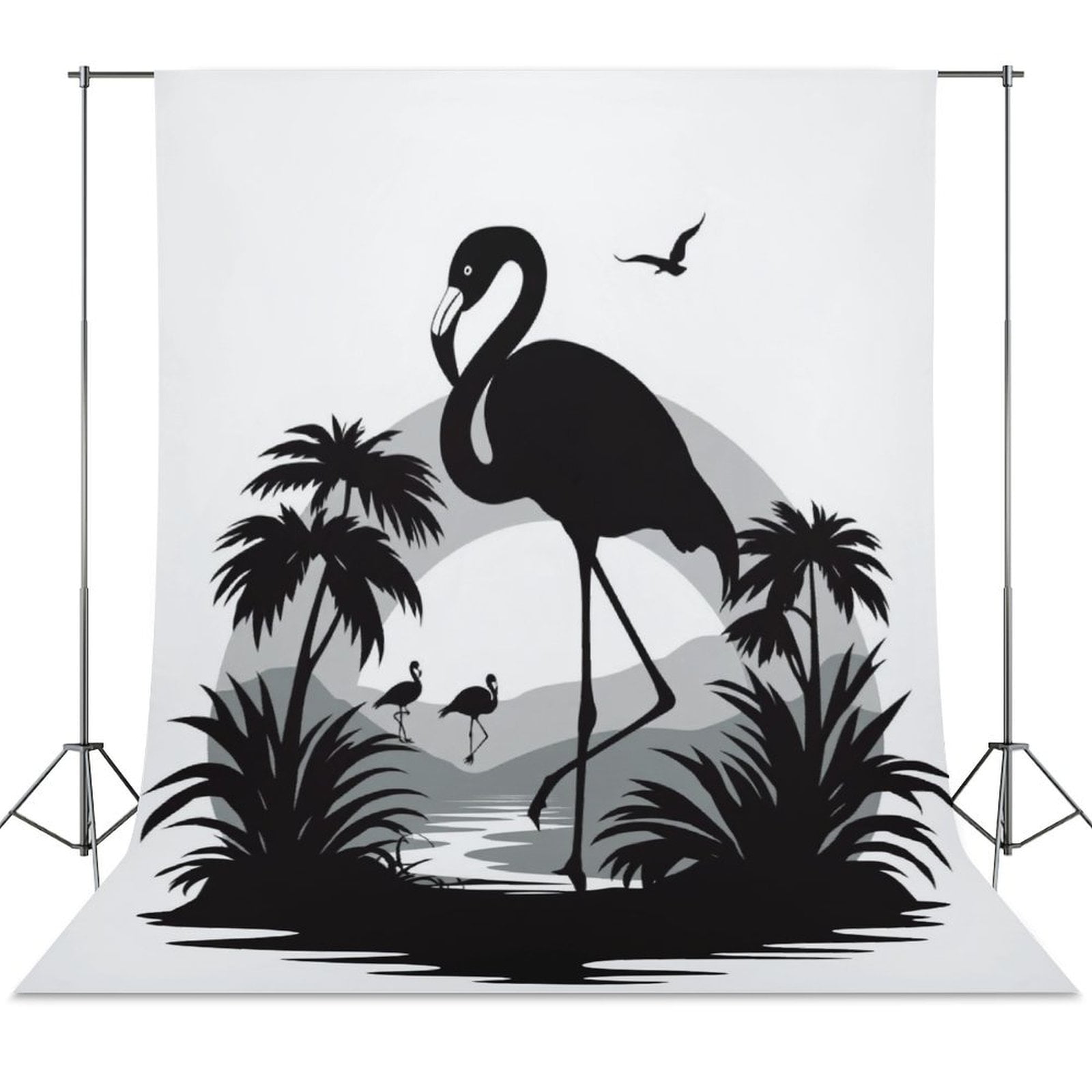 Flamingo Tropical Paradise Photography Backdrops Adult Photostudio ...
