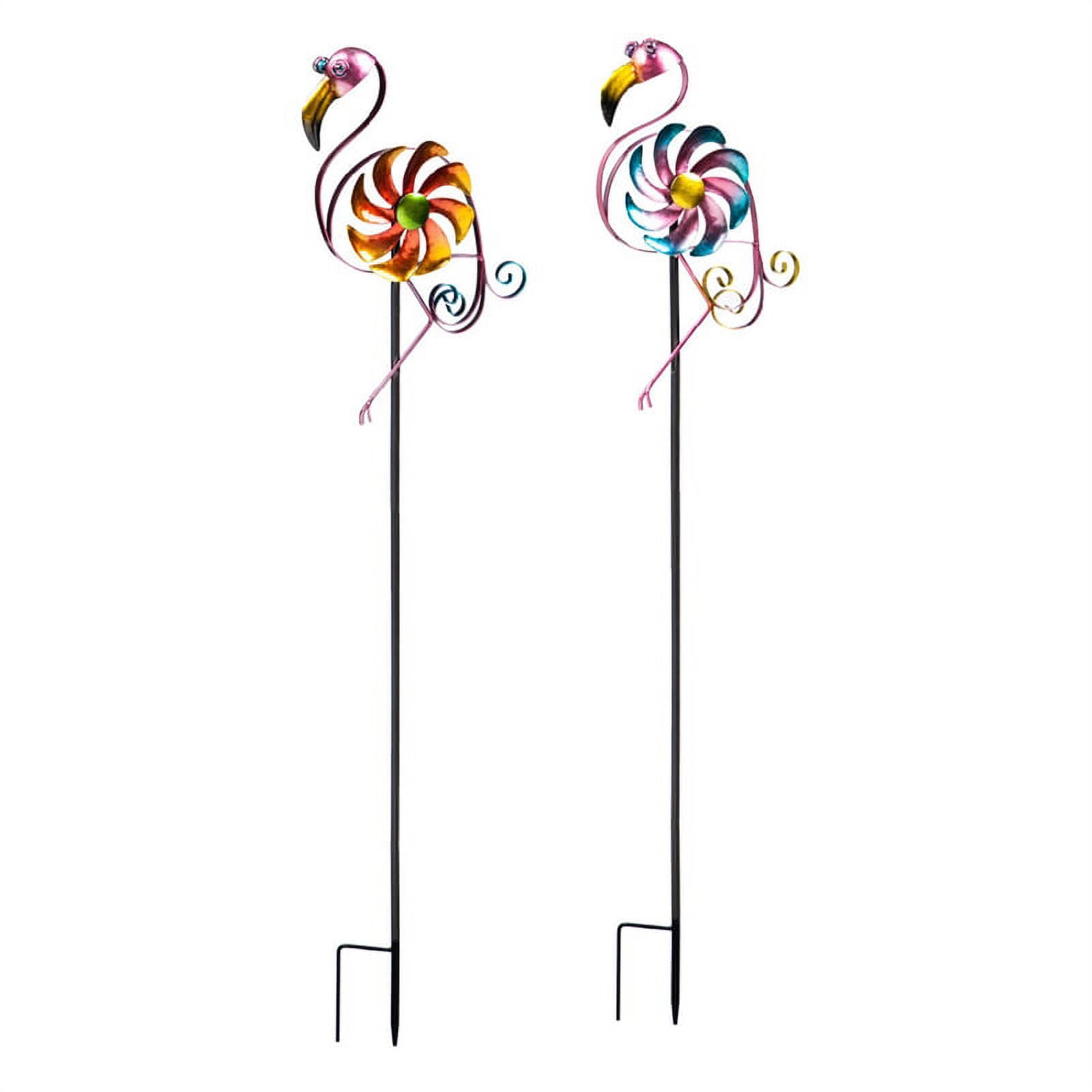 Flamingo Wind Spinners, 2 Assorted - Walmart.com