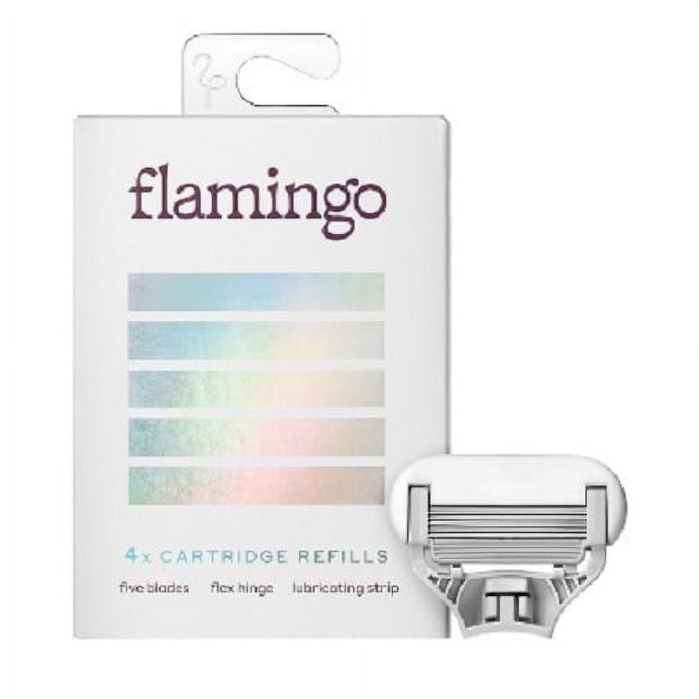 Flamingo Women's Comfort Razor Blade Cartridges with Aloe - 4 Pack ...