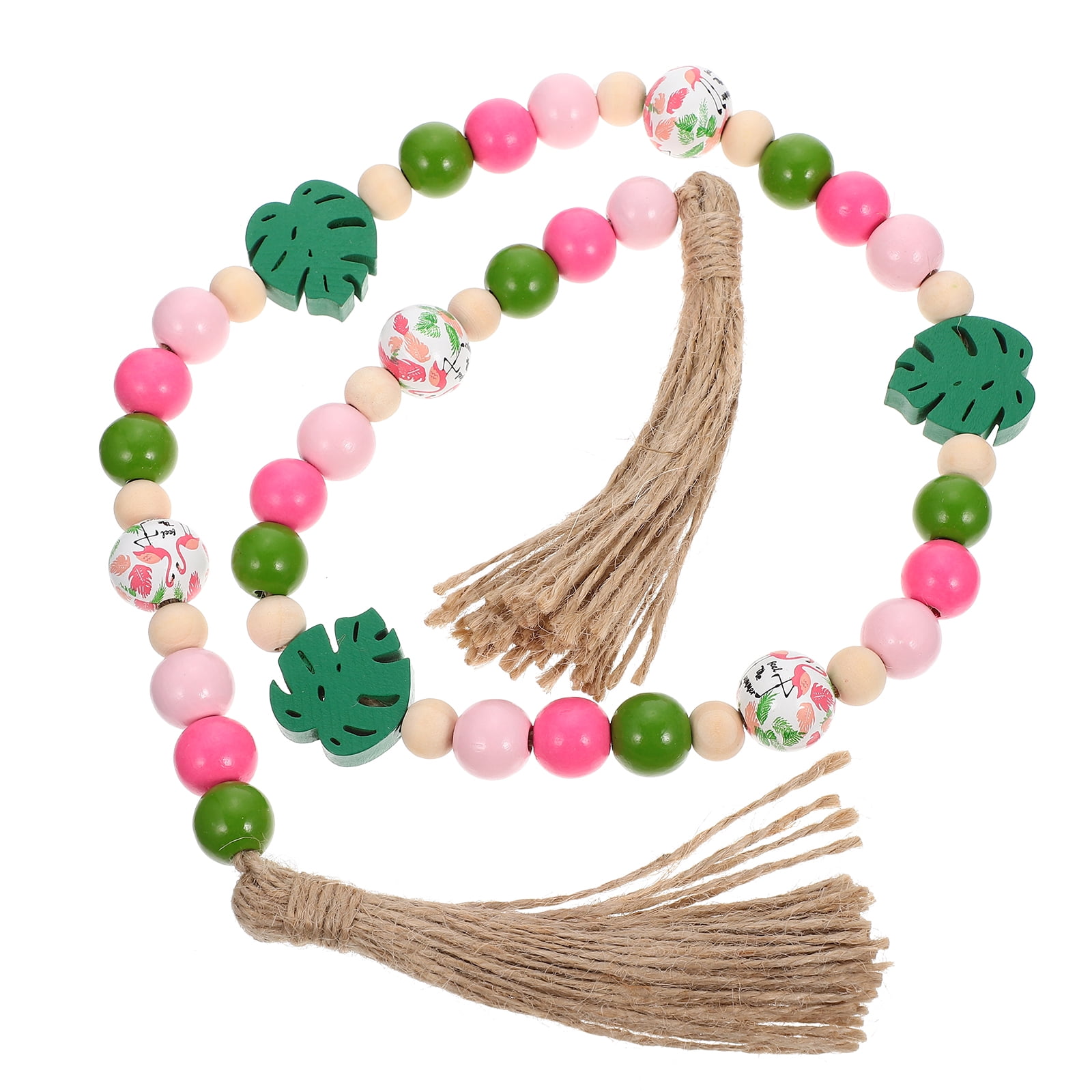 Flamingo Wooden Bead String Summer Decoration Door - Walmart.com