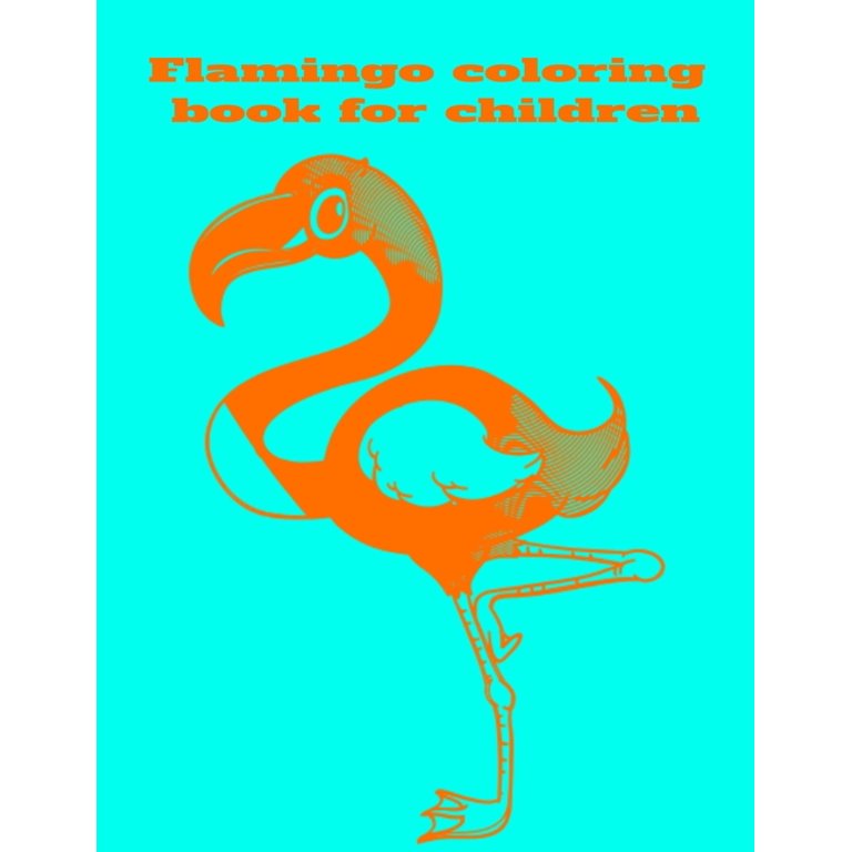 coloring book flamingo