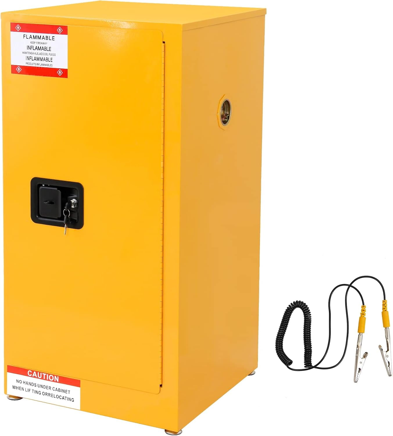 Flammable Hazardous Storage Cabinets, Galvanized Steel Adjustable Shelf ...