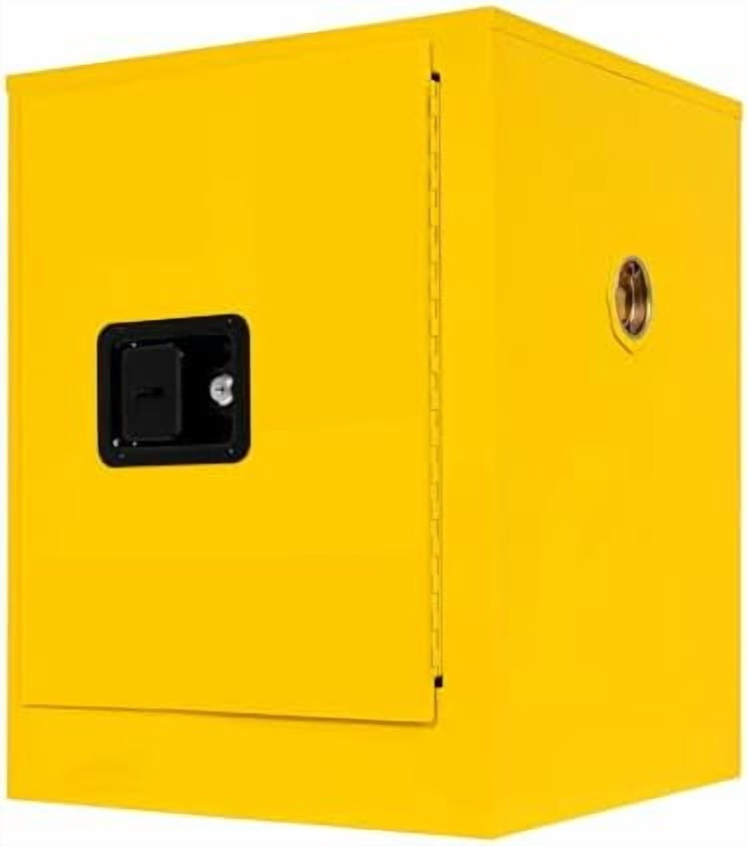 Flammable Storage Cabinet, 12 Gallon Hazardous Storage Cabinet ...