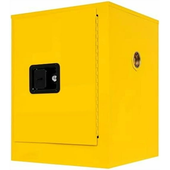 Flammable Storage Cabinet, 12 Gallon Hazardous Storage Cabinet ...