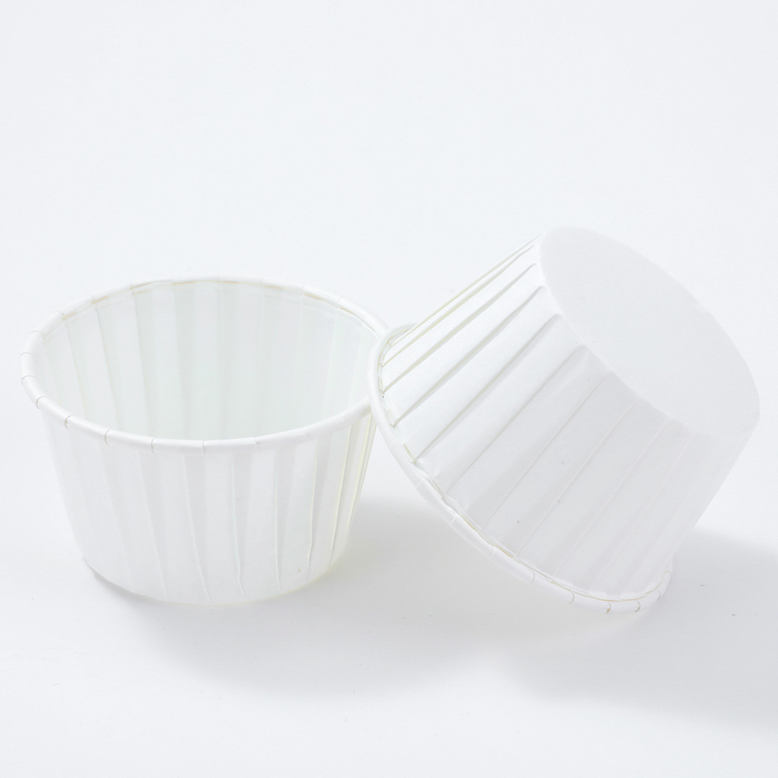 Flan Pan, Cupcake Paper Roll Rimmed Cup Mould Disposable Gold And ...