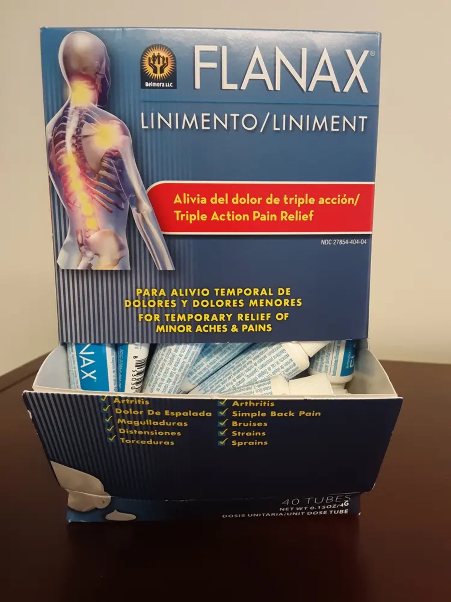 Flanax Liniment Dispenser 4 gm - Case - 42 Units - Walmart.com