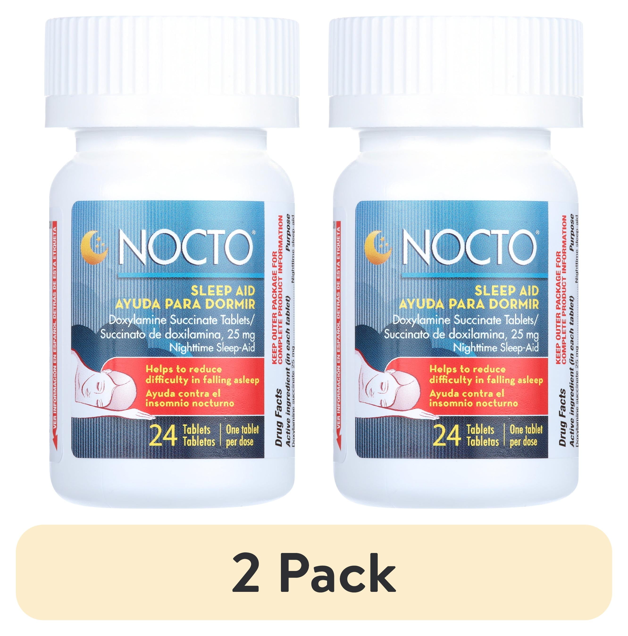 (2 pack) Flanax NOCTO Sleep Aid for Insomnia, 24 count - Walmart.com