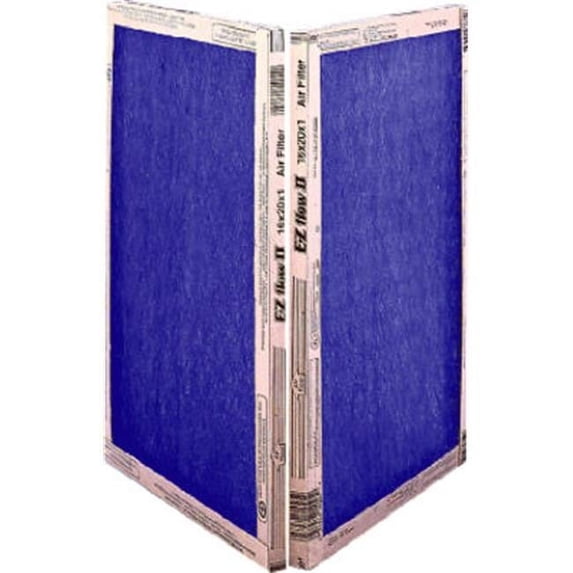 Flanders EZ Flow II 12x12x1 in. HVAC Spun Fiberglass Disposable Furnace ...
