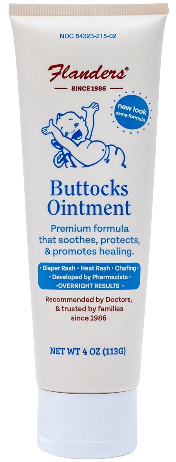 Flanders Buttocks Ointment - Pharmacist Developed Premium Paraben-Free ...