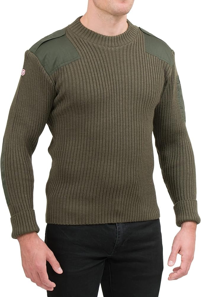 Flanders Fields Natural Wool British Commando Sweater | Military ...