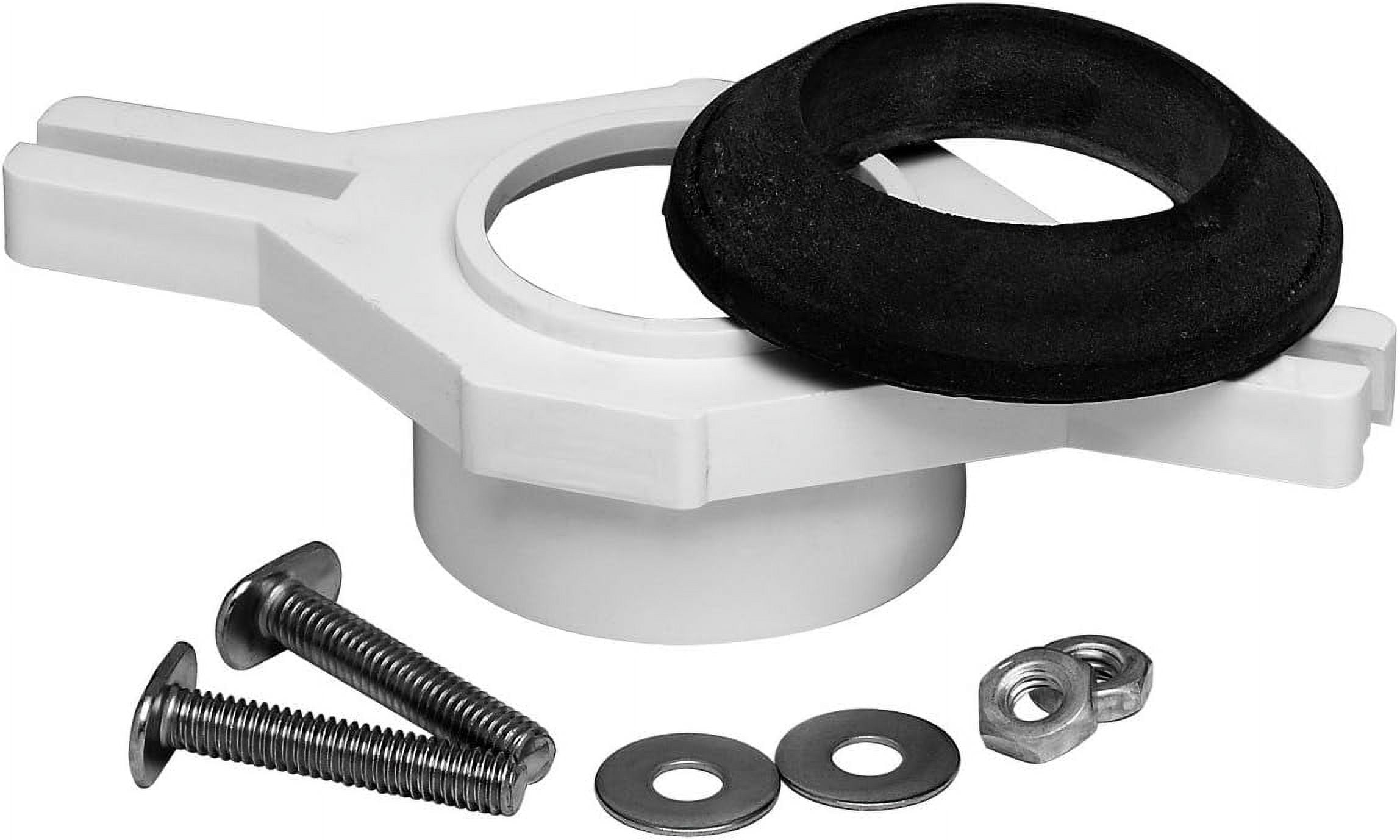 Oatey Urinal Flange Kit, PVC, White, Adjustable 43541 - Walmart.com