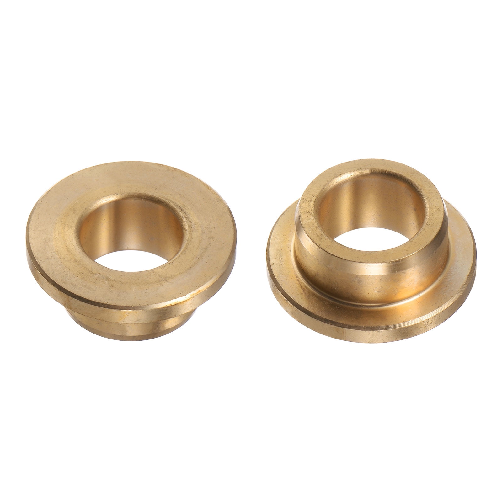 Flange Bearing Sleeve 12mm x 18mm x 10mm Bronze Self Lubricating ...
