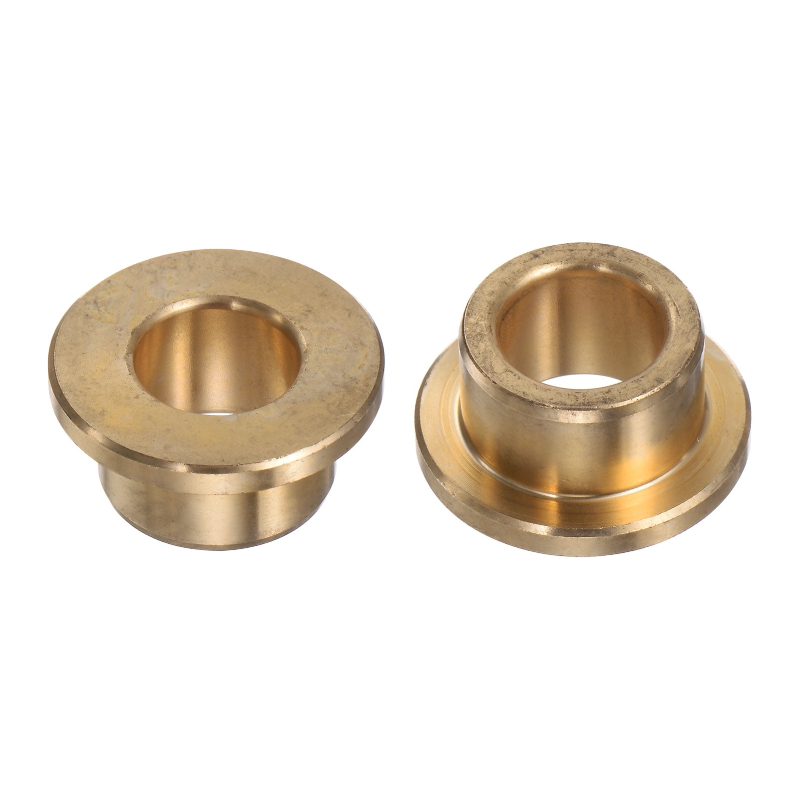 Flange Bearing Sleeve 12mm x 18mm x 12mm Bronze Self Lubricating ...