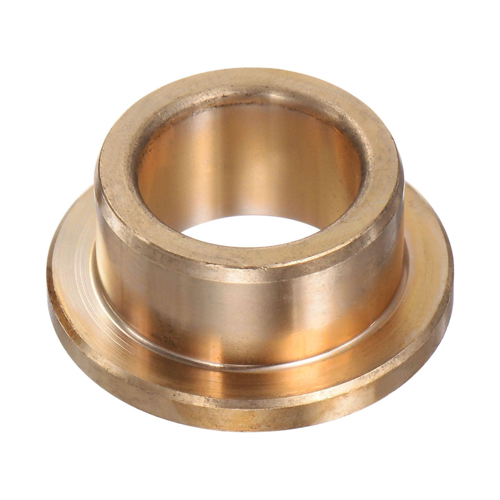 Flange Bearing Sleeve 15mm x 21mm x 12mm Bronze Self Lubricating ...