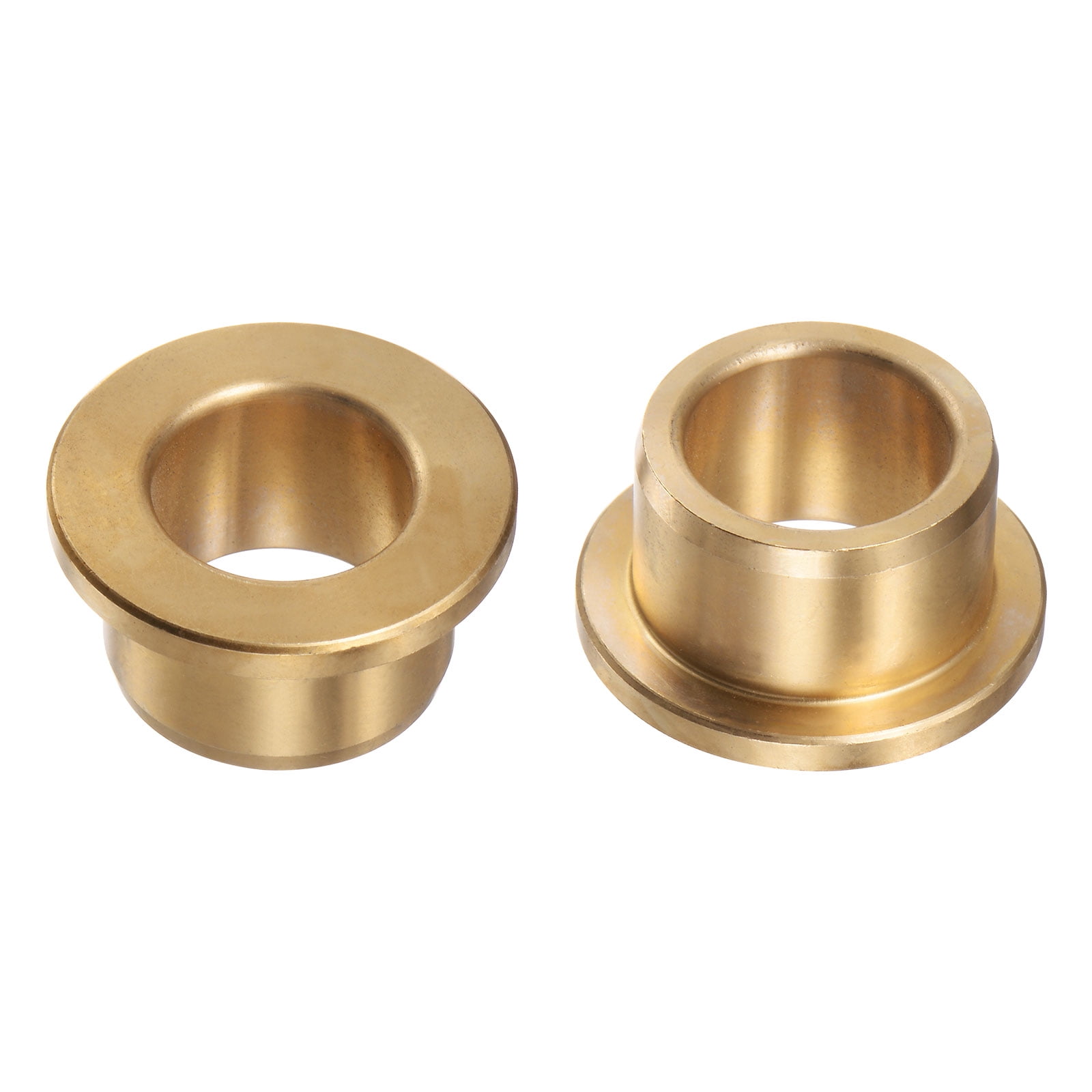 Flange Bearing Sleeve 16mm x 22mm x 15mm Bronze Self Lubricating ...