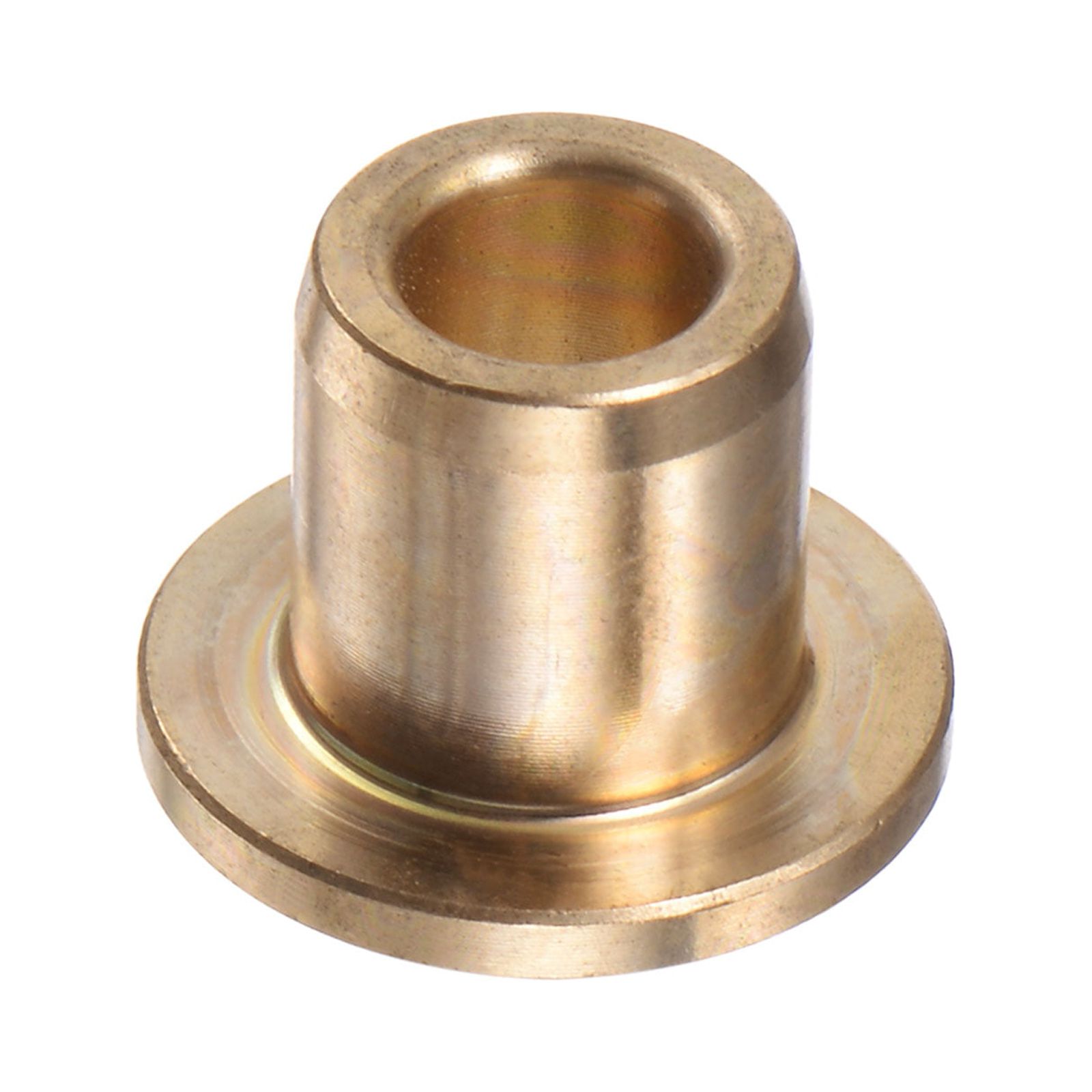 Flange Bearing Sleeve 6mm x 10mm x 12mm Bronze Self Lubricating ...
