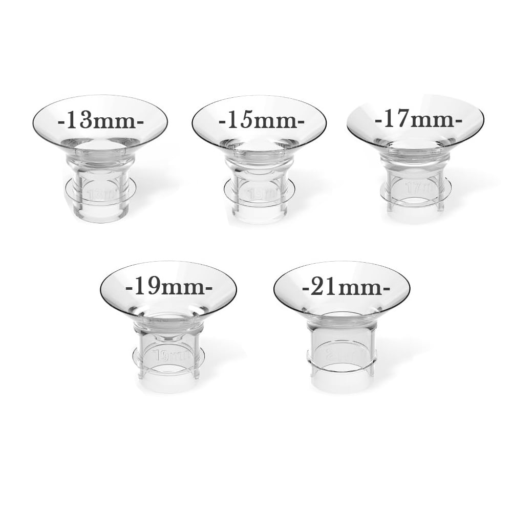 LISHIM Flange Inserts 13mm-21mm Silicone Breast Pump Parts, Compatible ...