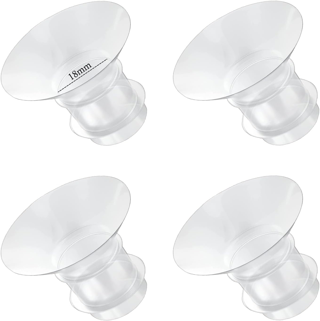 Flange Inserts 13/15/17/19/21mm 5pcs,Suitable for Medela,Spectra 24mm ...