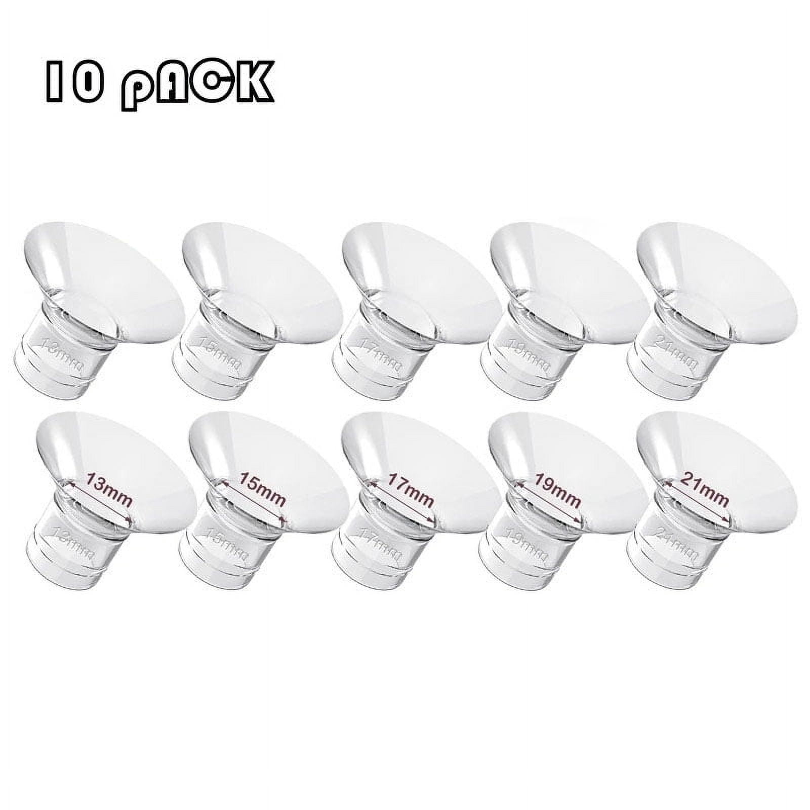 LISHIM Flange Inserts Silicone 13/15/17/19/21mm for Medela Spectra ...