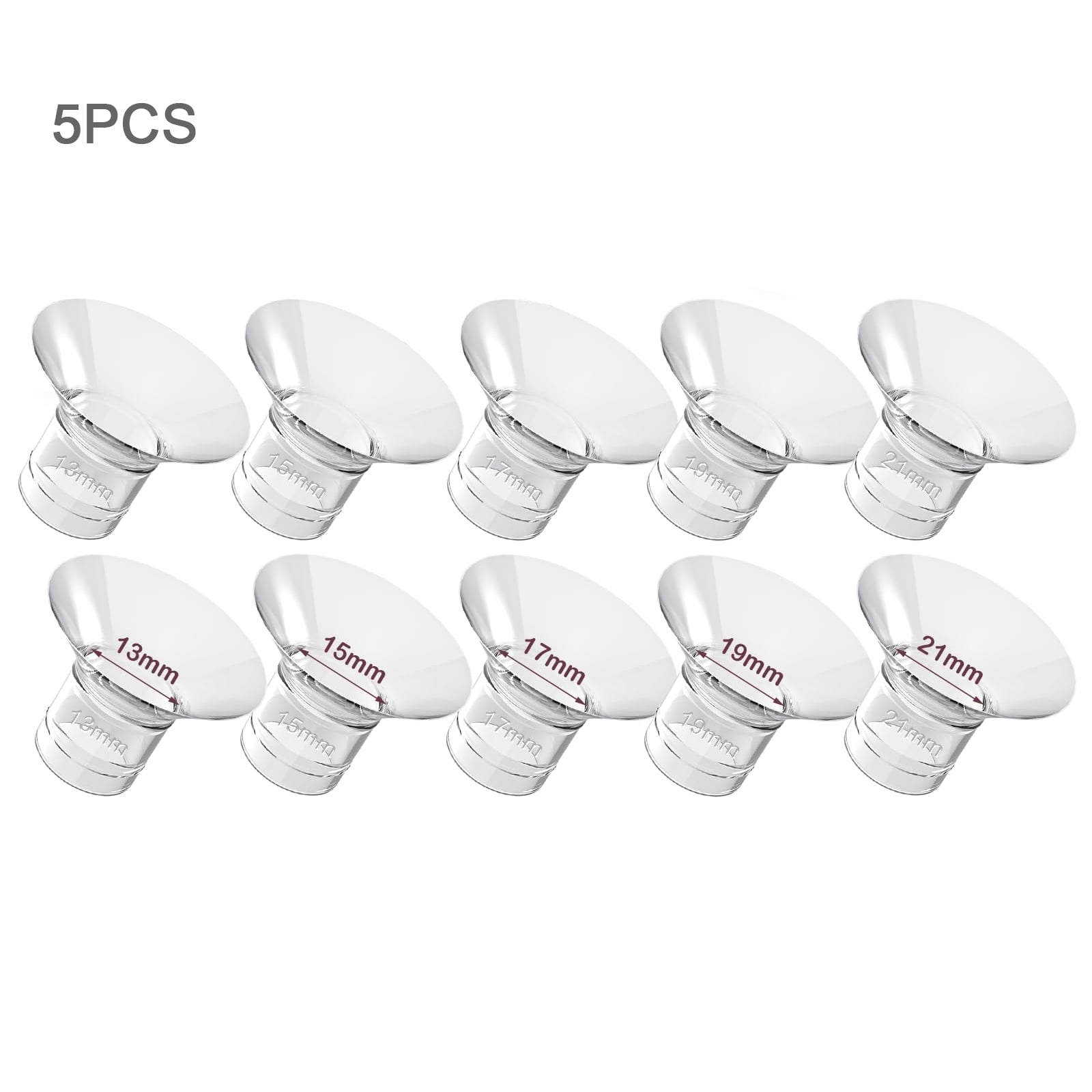 SHILIMM Breast Pump Accessories, Silicone Flange Inserts, Reduce 24mm ...