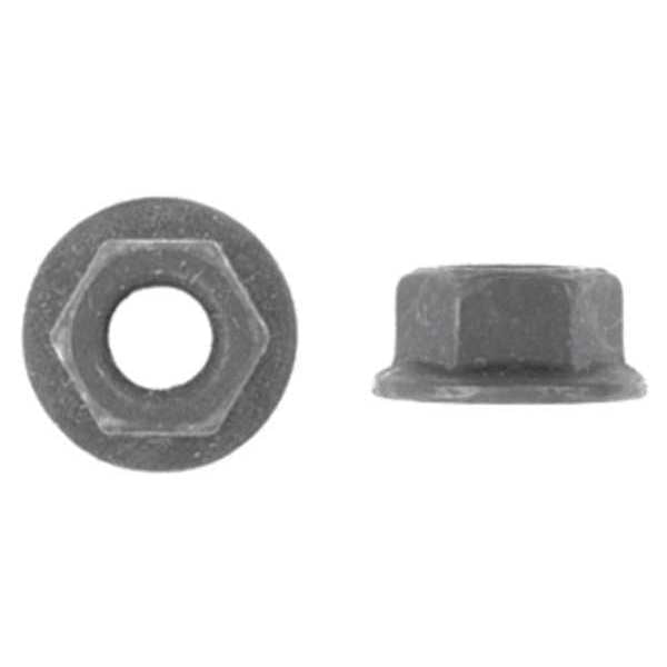 Flange Nut, M5-0.80, Steel, Not Graded, Phosphate, 11 mm Hex Wd, 5 mm ...