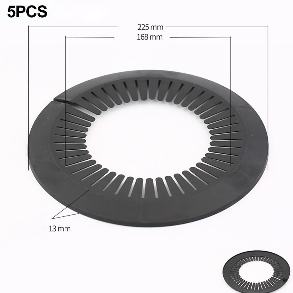 Flange Pipe Cover 5pcs Decorative Rosette for Heating Pipes Wall Pipe Decoration 140-168mm ...