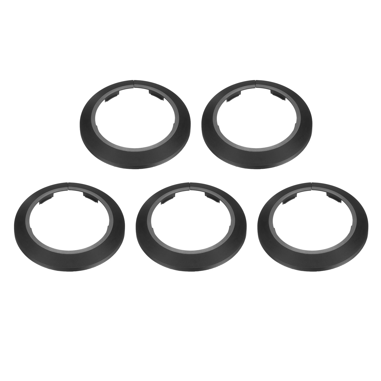 Flange Water Pipe Cover Black Pipe Cover 90mm PP Plastic Water ...