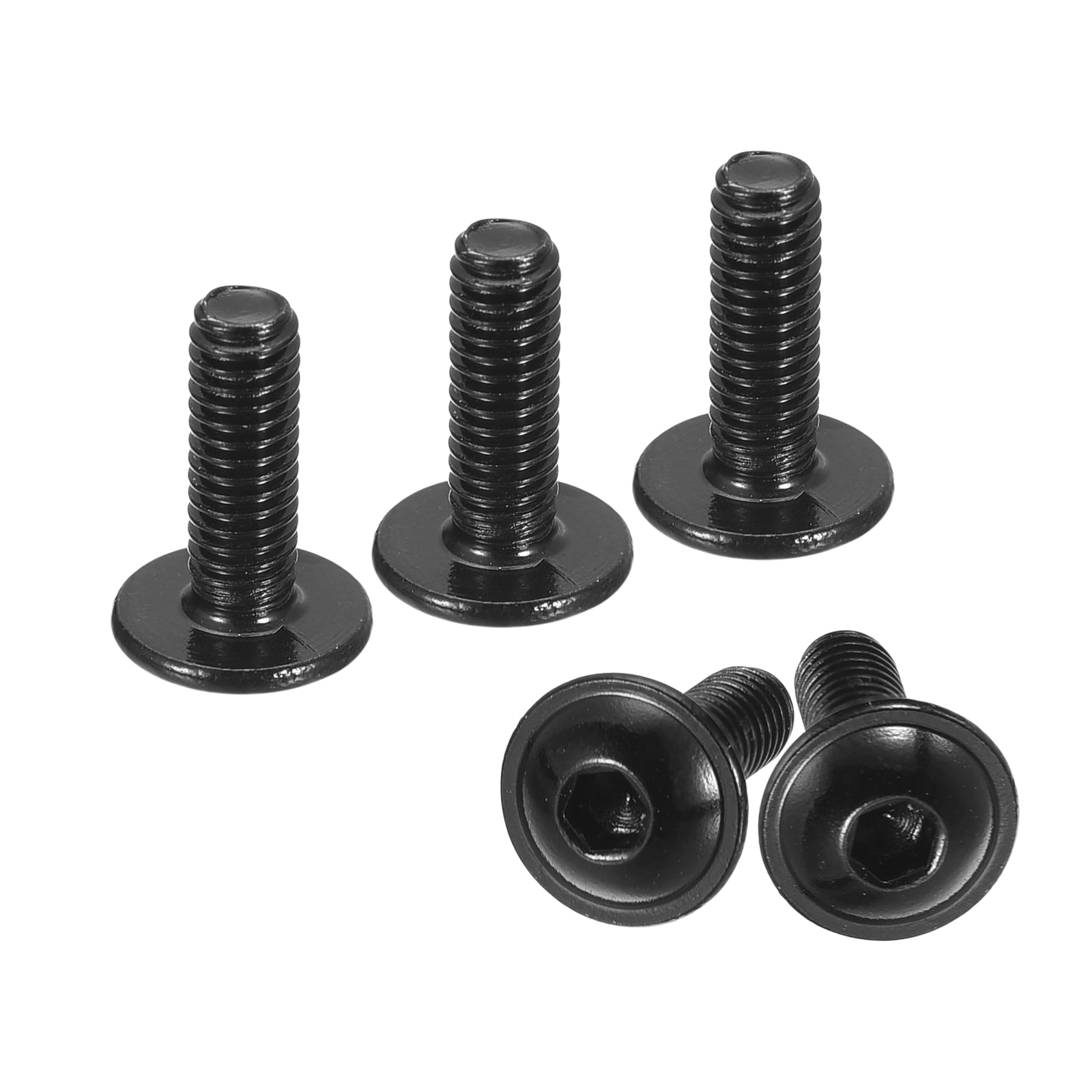 Flanged Button Head Socket Cap Screws, 100 Pack M4x12mm 304 Stainless ...