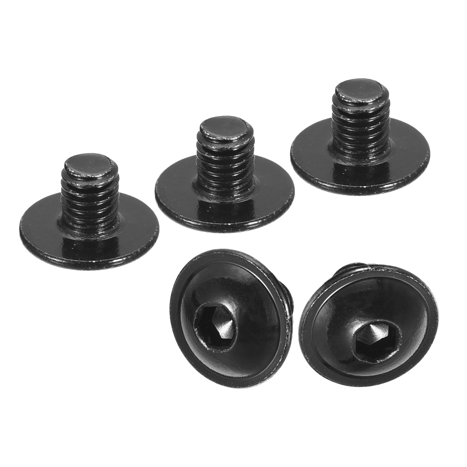 Flanged Button Head Socket Cap Screws, 100 Pack M5x6mm 304 Stainless ...