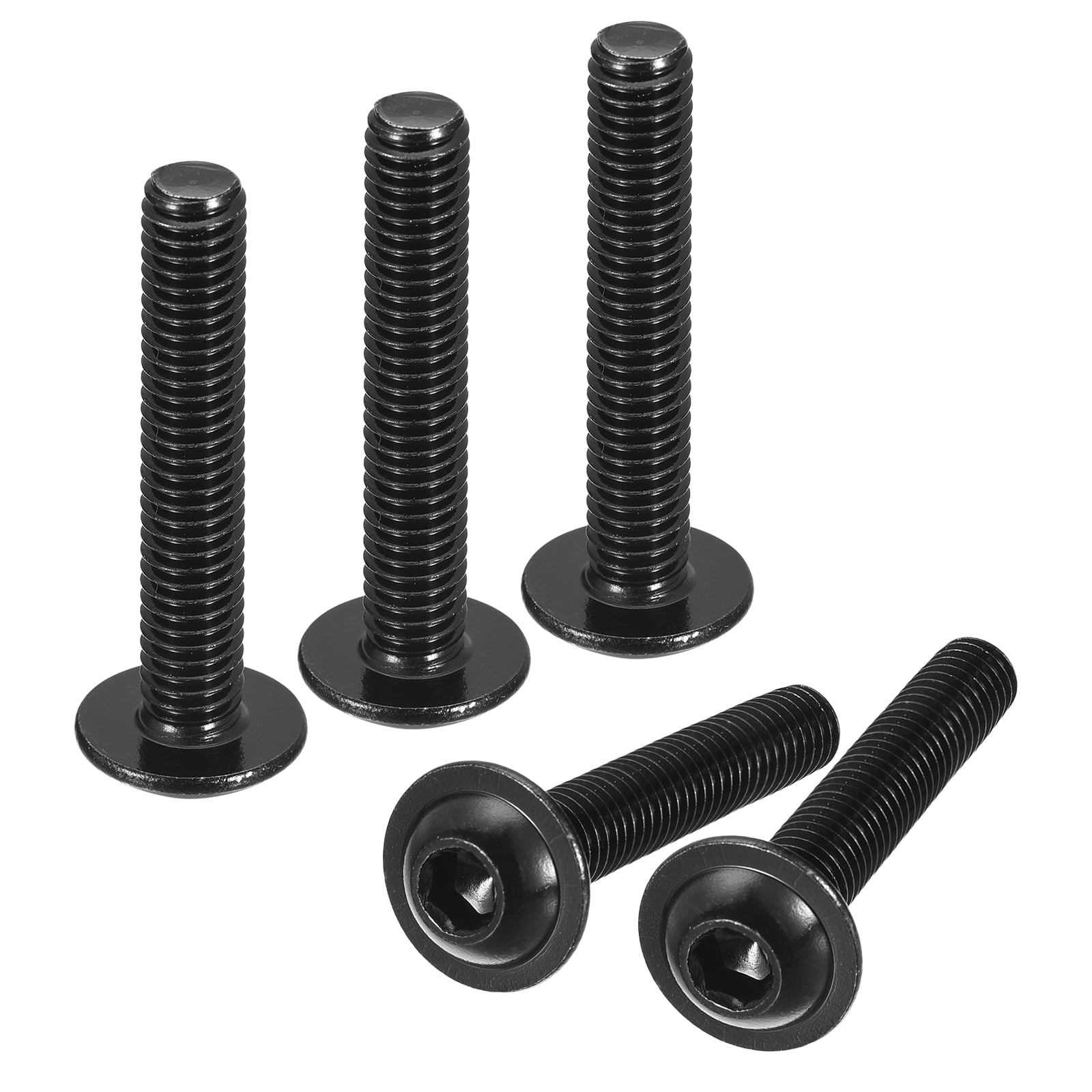 Flanged Button Head Socket Cap Screws, 25 Pack M6x35mm 304 Stainless ...