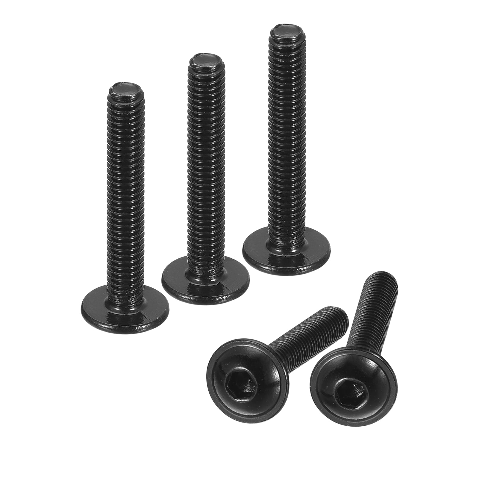 Flanged Button Head Socket Cap Screws, 50 Pack M4x25mm 304 Stainless ...