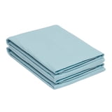 Flannel 100% Cotton Bedroom Favorite Solid Pillowcase Set Light Blue ...