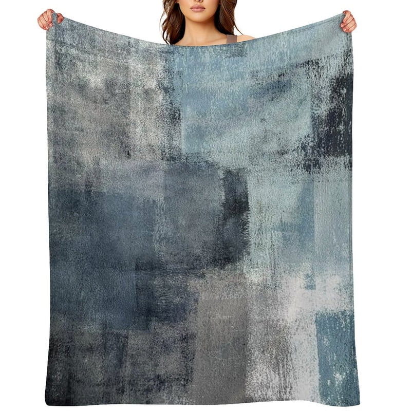 Flannel Blanket Abstract Paint Art Graffiti Lattice Super Soft ...