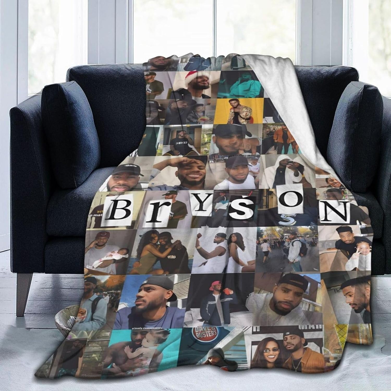Flannel Blanket Bryson Rapper Tiller Throws Blankets Super Soft Fleece ...