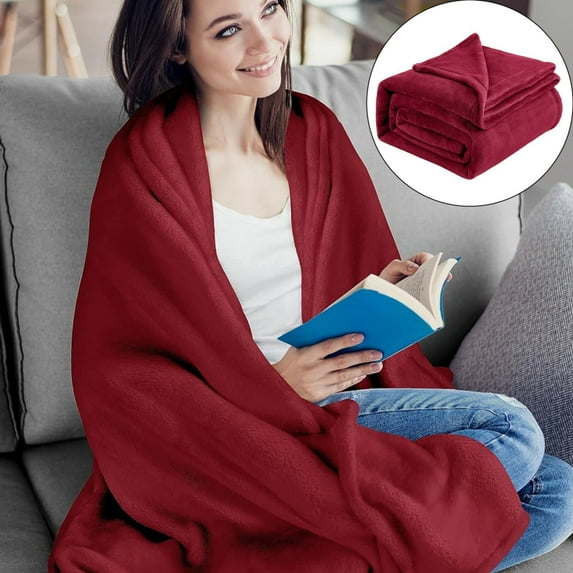 Flannel Blanket Cozival Soft Plush Flannel Blanket - Lightweight Anti ...