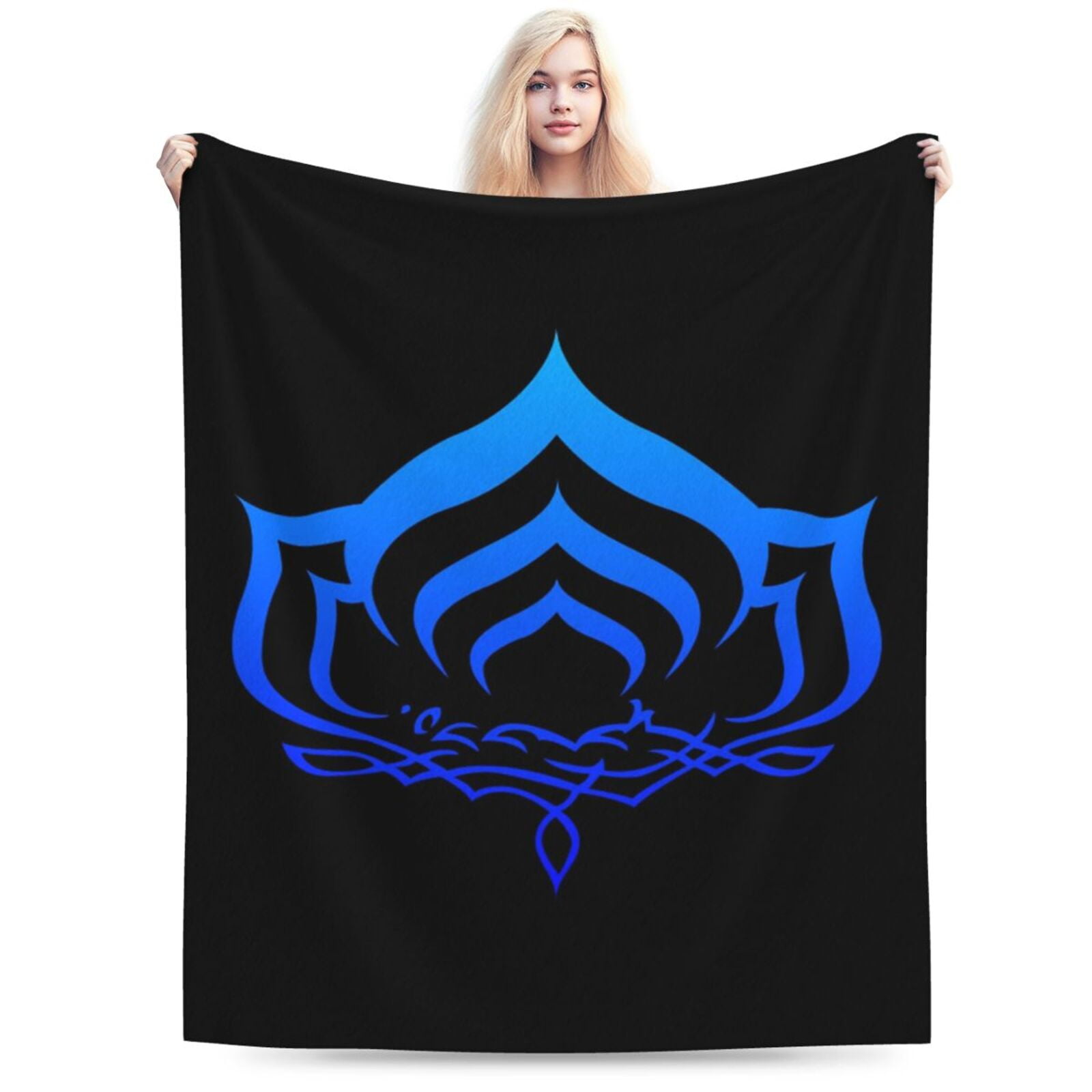 Flannel Blanket Throw Soft Cozy Warframe Breathable Lightweight Plush ...