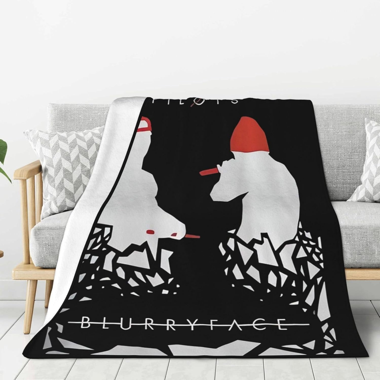 Flannel Blanket Twenty and One Music Pilots Nap Blanket Air ...
