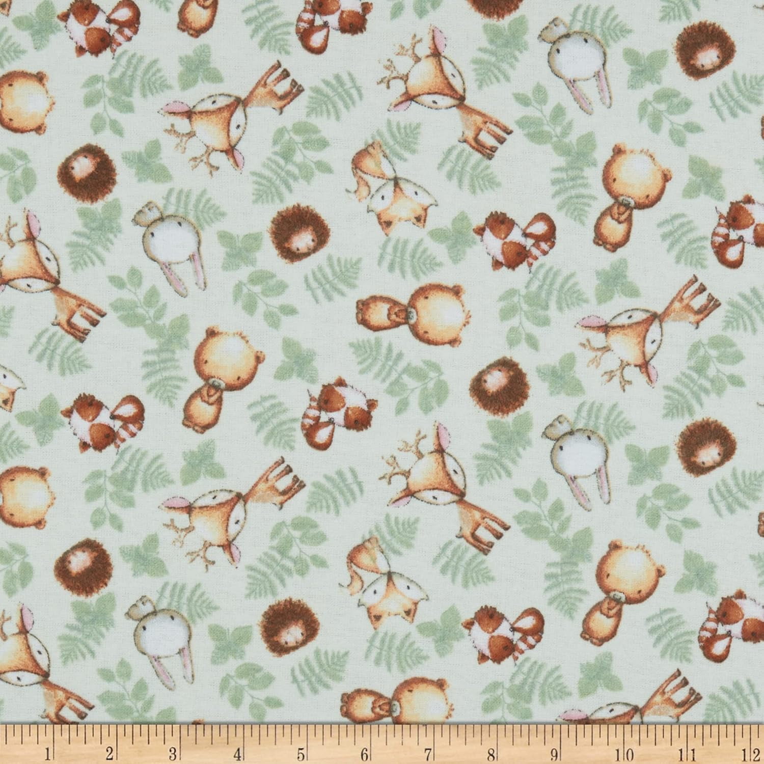 Flannel Deer & Bears Green, Fabric by The Yard - Walmart.com