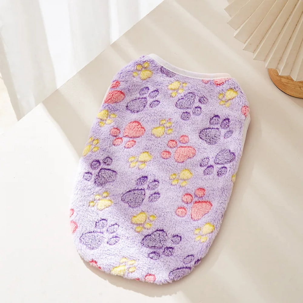 Flannel Dog Clothes Pet Clothes for Small Medium Dogs Soft Puppy Vest ...