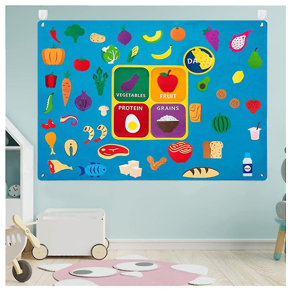 Flannel Felt-story-board Set For Toddlers Large Wall Hanging Activity ...