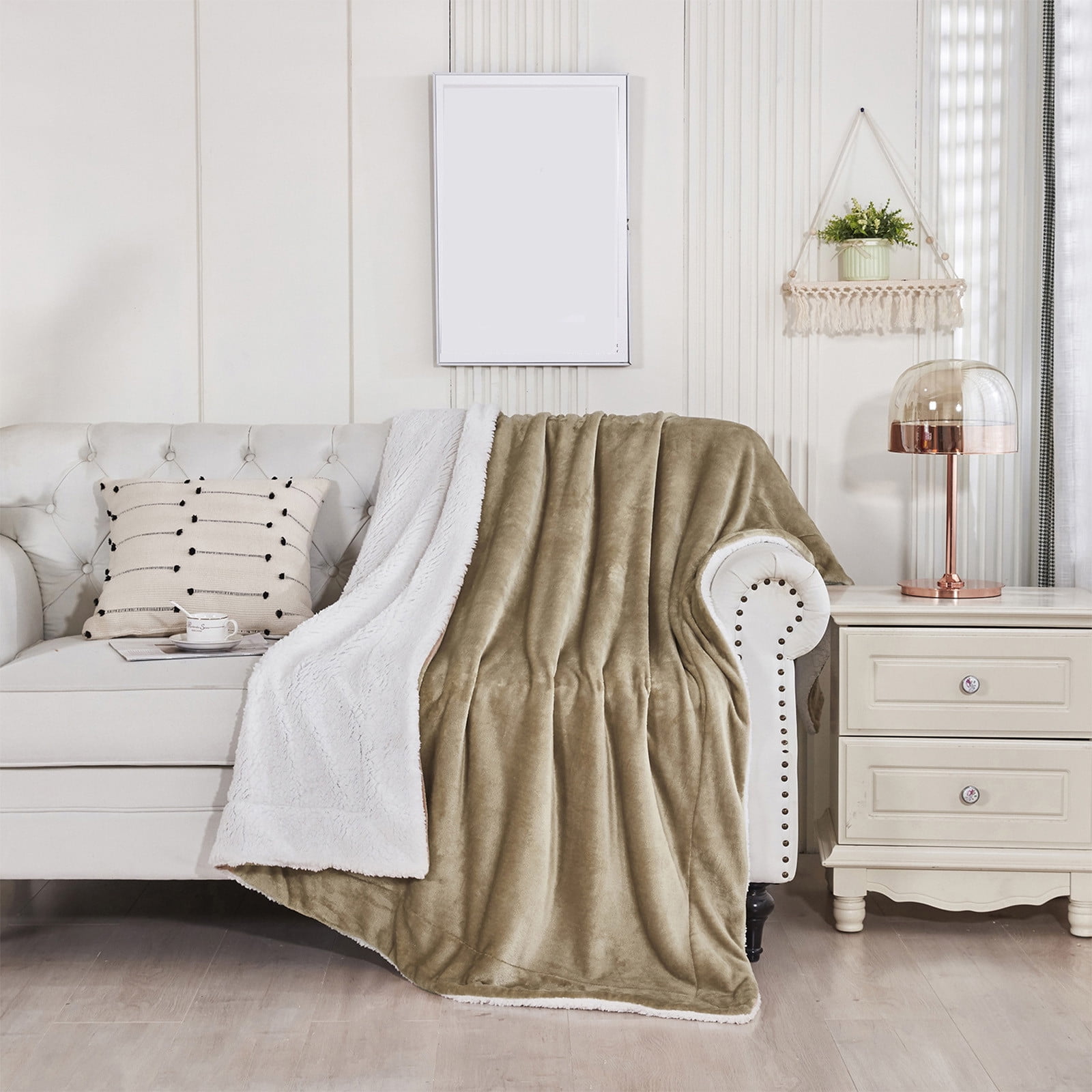 Flannel Fleece Blanket - Double-sided Plush, All-season Warmth, Cozy ...