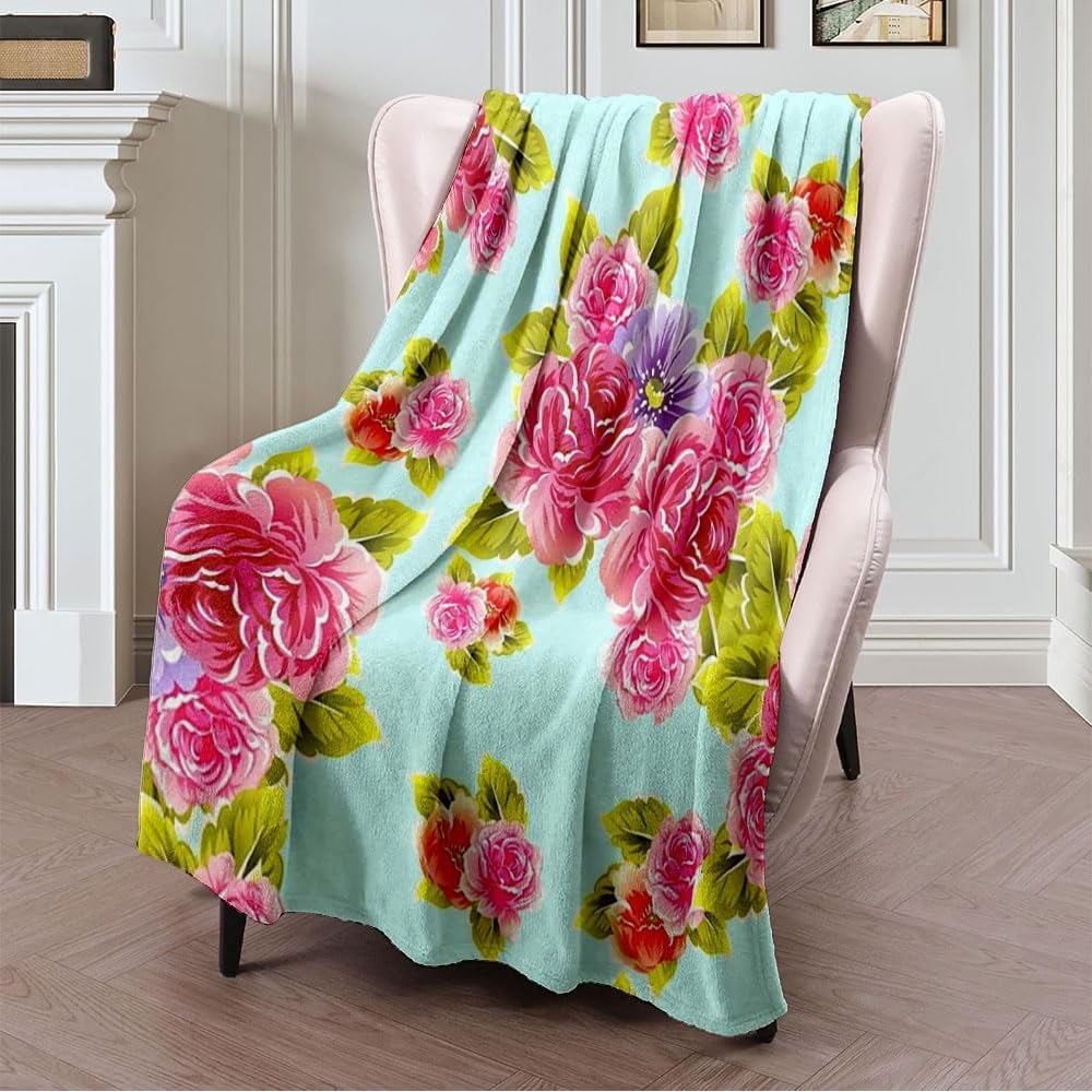 Flannel Fleece Throw Blanket 50" x 60" Abstract Seamless Spring Texture ...