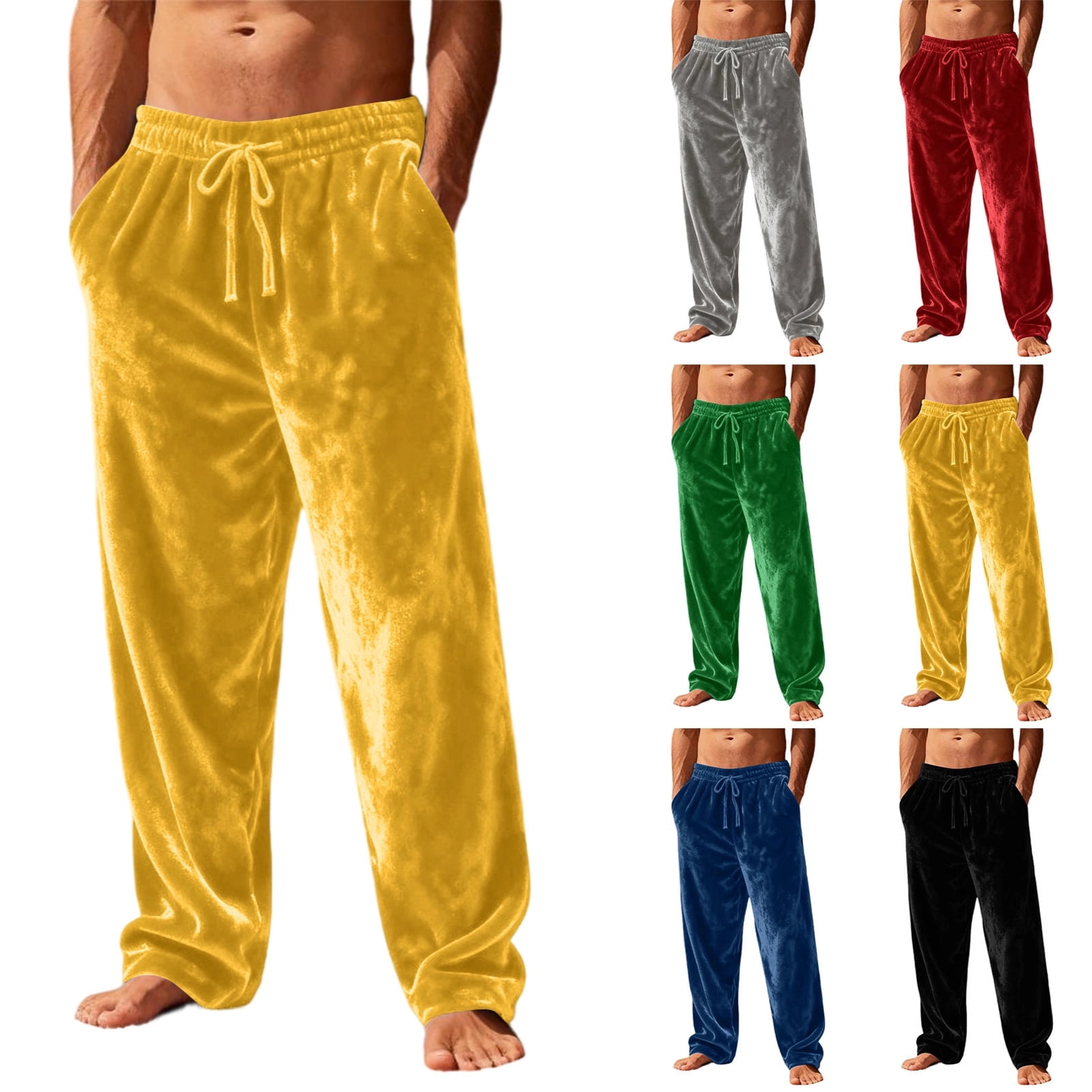 Flannel Fuzzy Pajama Pants Women Fall Winter Sleepwear Soft Holiday ...