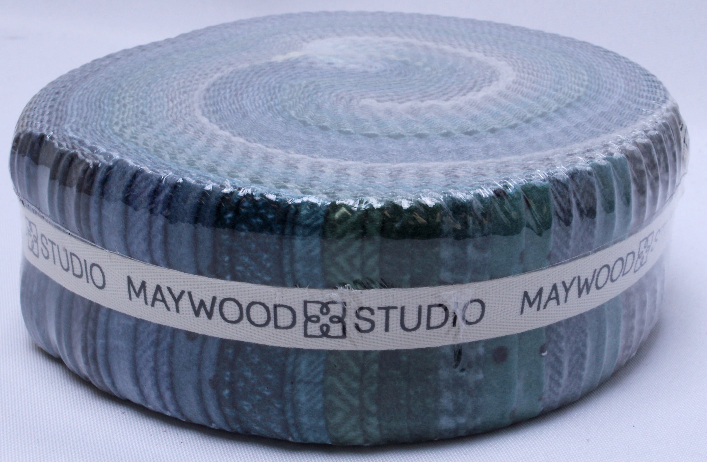 Maywood Studio Flannel Jelly Roll Woolies Stormy Seas 2.5" Strips Roll ...