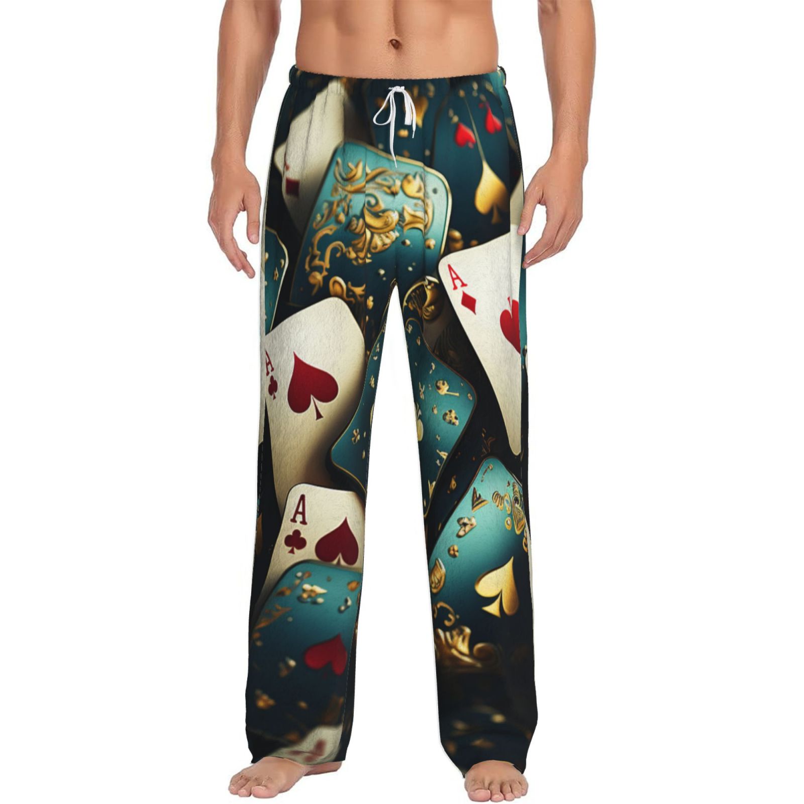 Flannel Pajama Pants Lounge Bottoms Soft Casual with Pockets, Playing ...